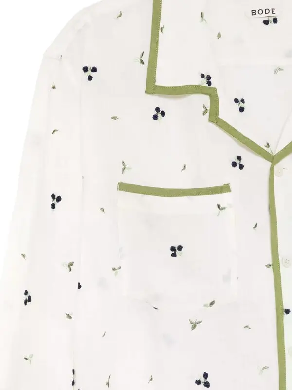 BODE Blackberry Long-sleeve Shirt