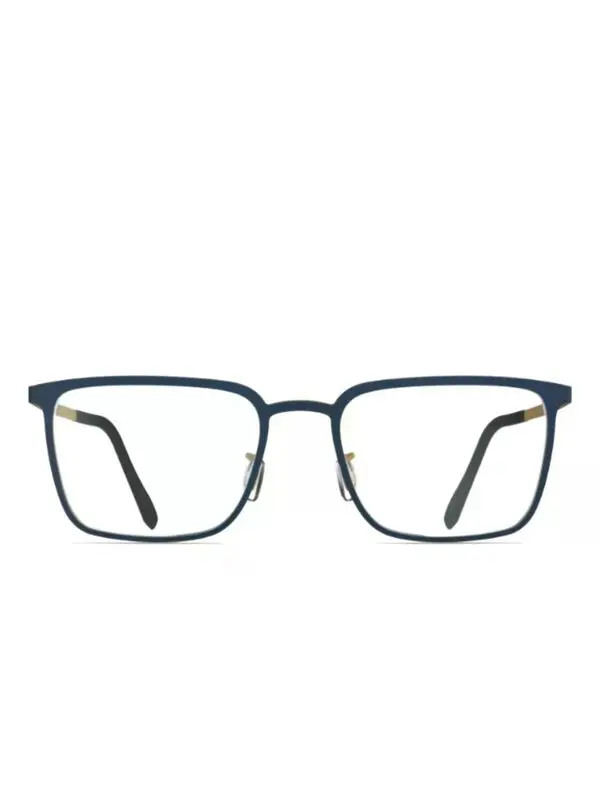 BLACKFIN Dover Rectangle Frame Eyeglasses - Blue