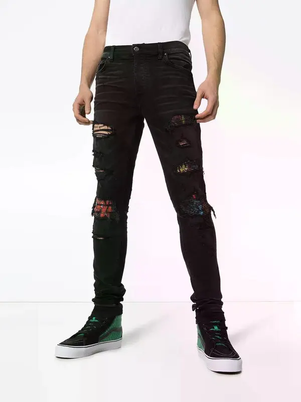 Amiri Mx1 Patch Slim-leg Jeans