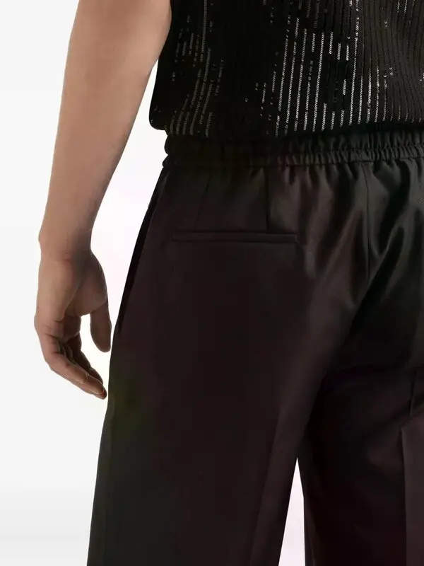 Dolce & Gabbana Drawstring Waist Trousers - Black