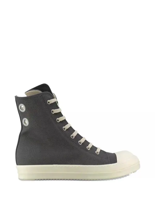 Rick Owens Eyelet High Top Sneakers