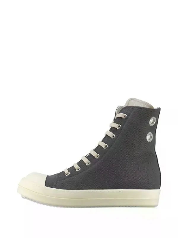 Rick Owens Eyelet High Top Sneakers