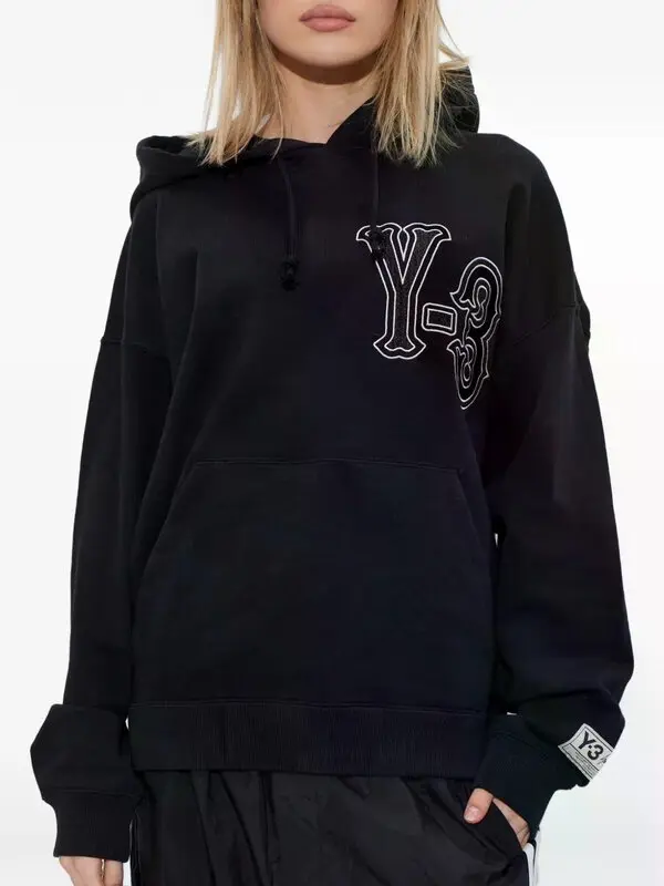 Y3 Elite 5 Gfx Logo-print Hoodie