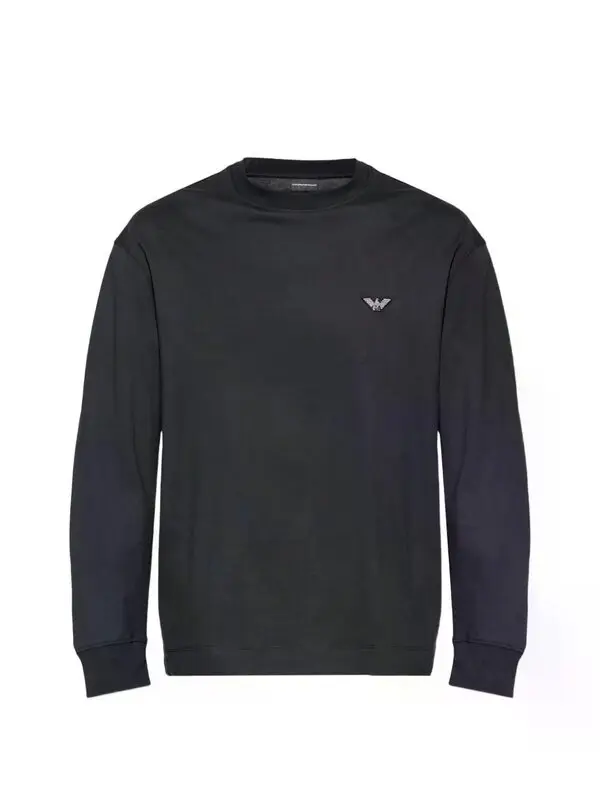 Emporio Armani Long-sleeves T-shirt - Black