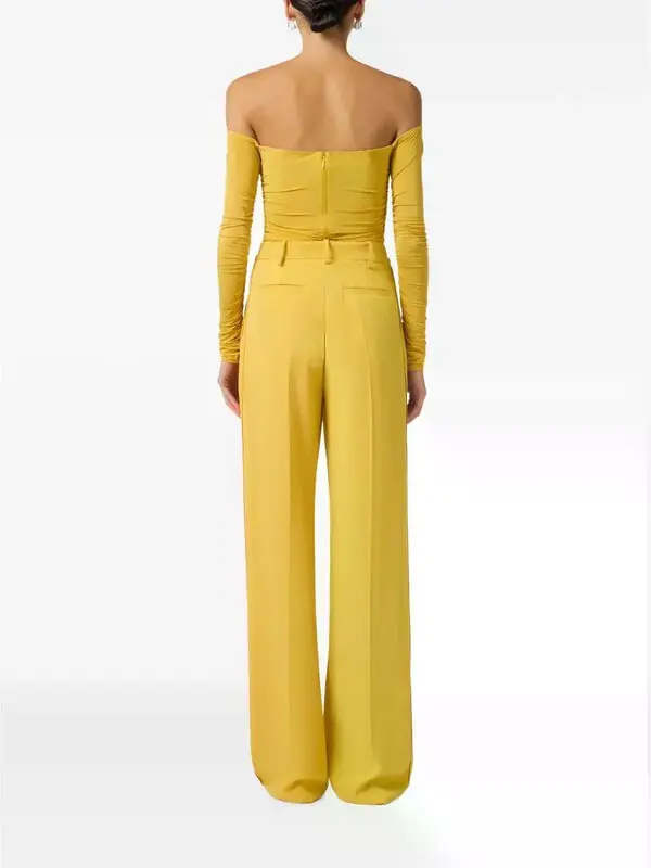 Elisabetta Franchi Tailored Trousers With Logo Detail