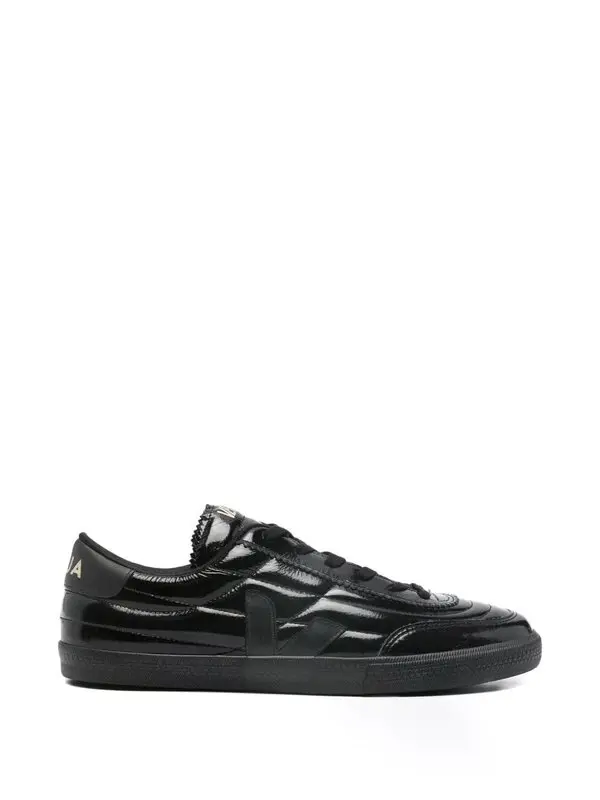 VEJA Patent Leather Sneakers - Black