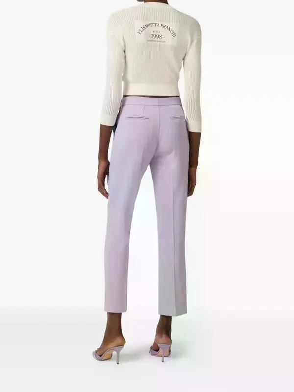 Elisabetta Franchi V-neck Cropped Cardigan