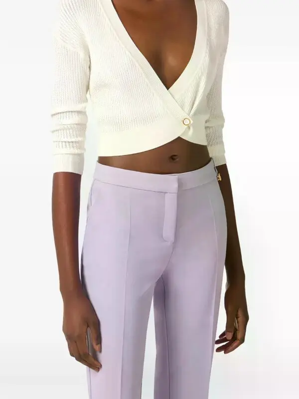 Elisabetta Franchi V-neck Cropped Cardigan