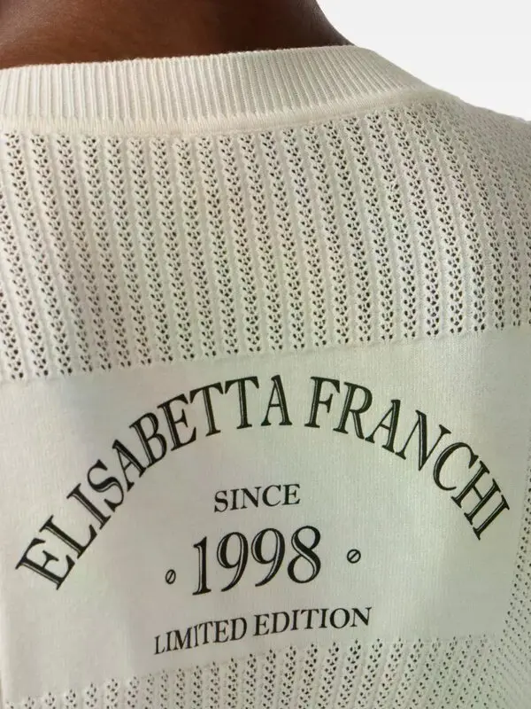 Elisabetta Franchi V-neck Cropped Cardigan