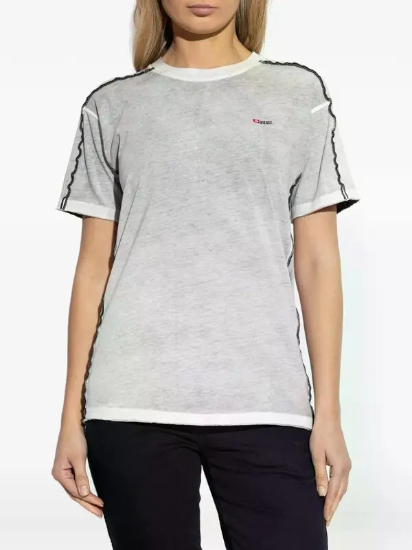 DIESEL® T-shirt With Embroidered Logo