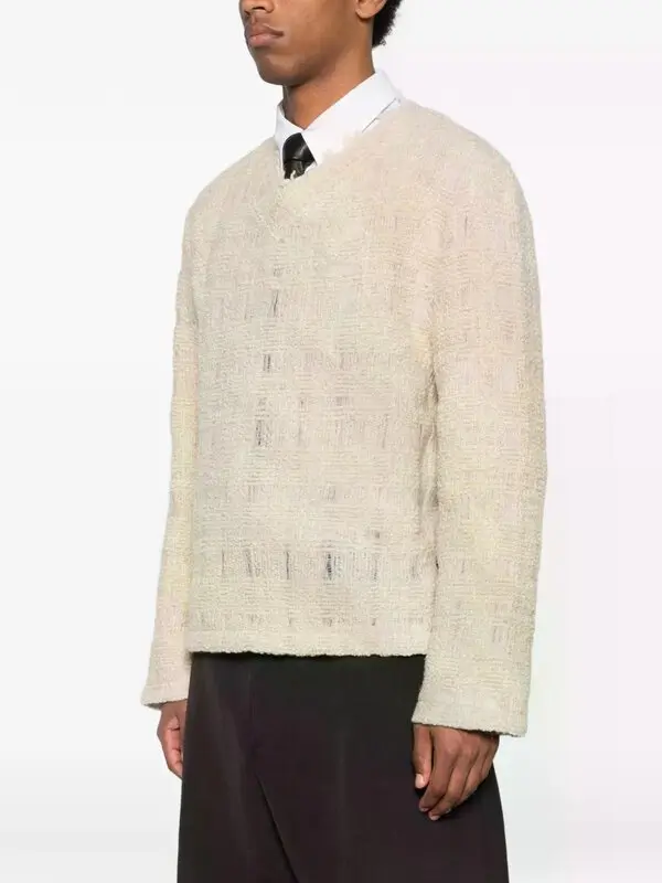 Séfr V-neck Textured Sweater