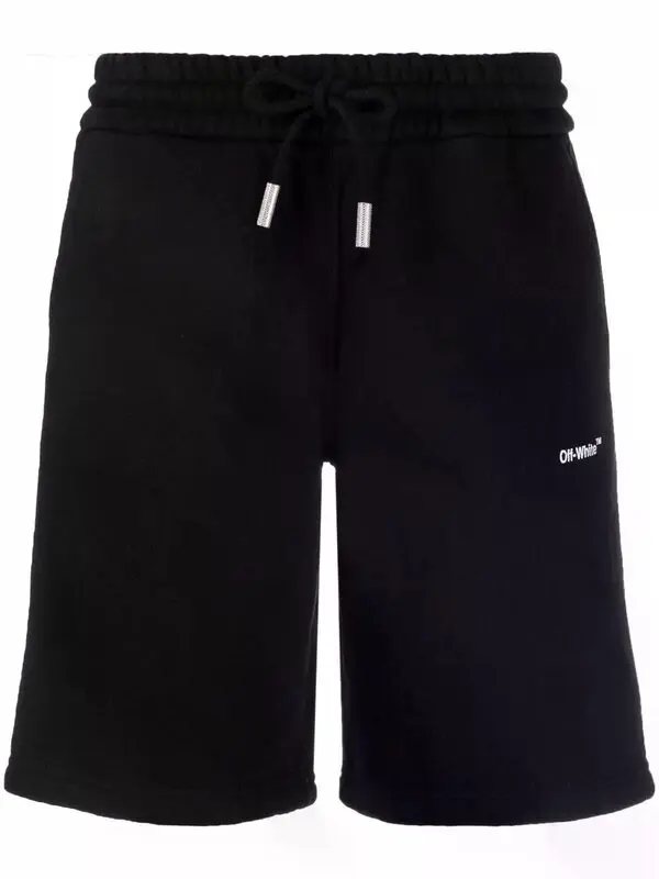 Off-White Diag-stripe Print Track Shorts