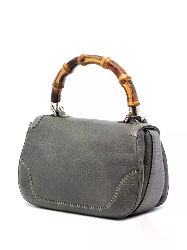 Gucci 2016-2026 Medium Calfskin New Bamboo Top Handle Satchel