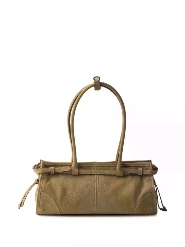 Prada Medium Bonnie Leather Tote Bag - Neutrals