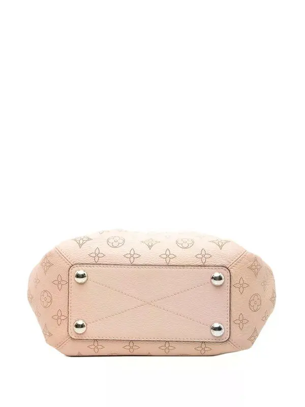 LOUIS VUITTON 2016 Monogram Mahina Babylone Chain Bb Satchel - Pink