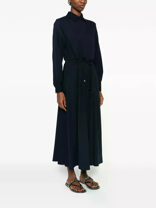 Kiton Polo Collar Maxi Dress