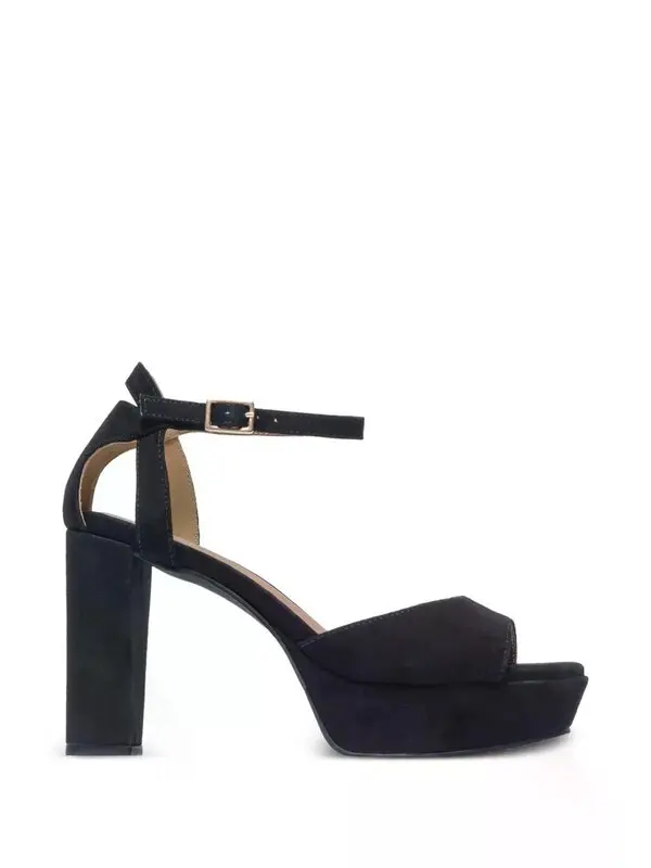 Bernardo Valeria Platform Heeled Sandals - Black