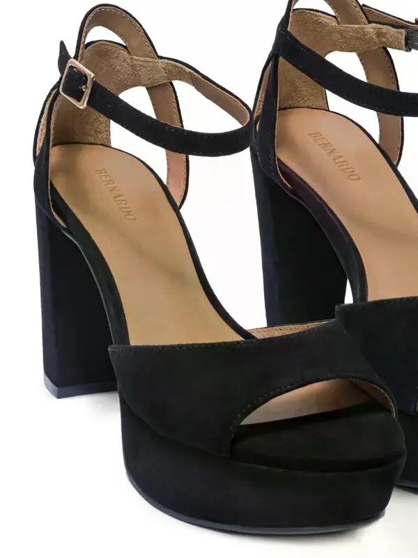 Bernardo Valeria Platform Heeled Sandals - Black