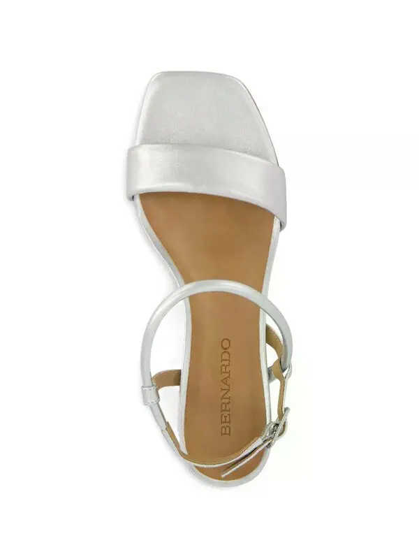 Bernardo Josei Block-heel Sandals - Silver