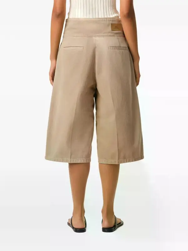 AMI Paris Cotton Belted Bermuda Shorts