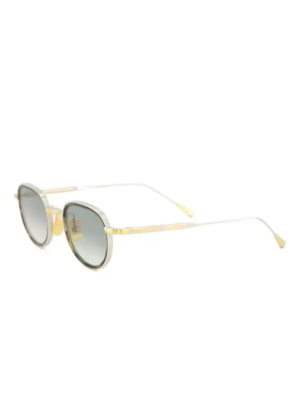 LUNETTERIE GÉNÉRALE Panache Round Sunglasses - Silver