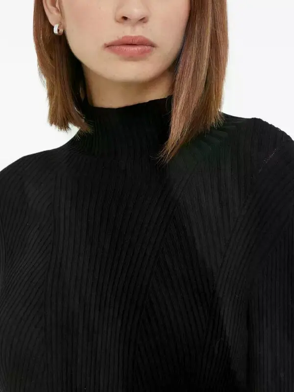 JOOP! Ribbed Knit Turtleneck With Long Sleeves