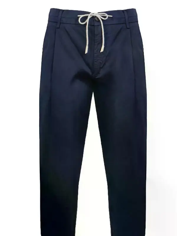 Eleventy Drawstring Trousers - Blue