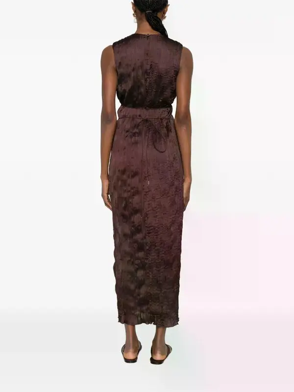Staud Mizu Maxi Dress With Textured Detail