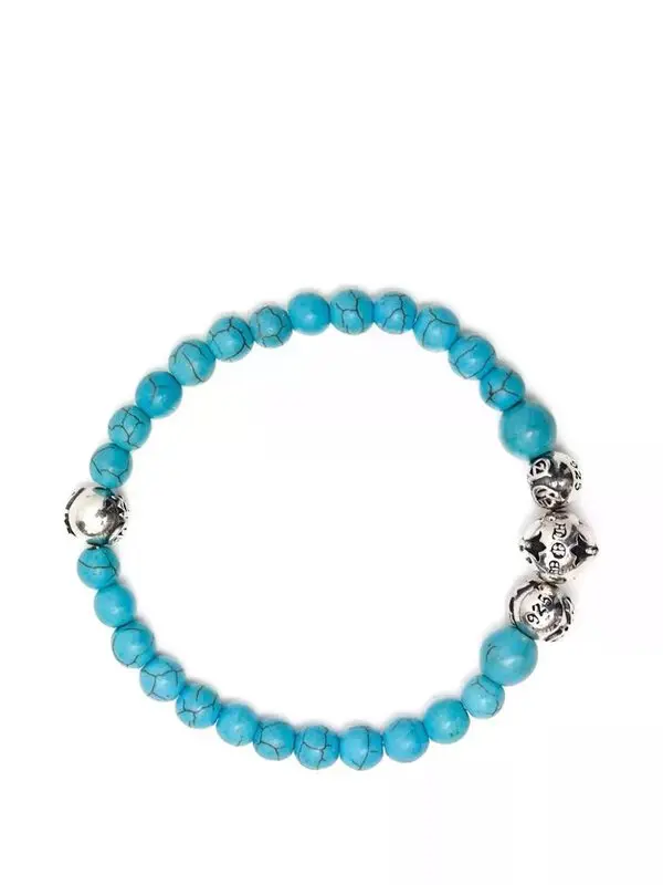 AMAL GUESSOUS Beaded Bracelet With Metal Embellishment