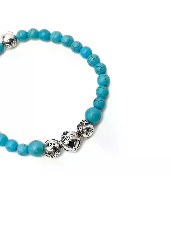 AMAL GUESSOUS Beaded Bracelet With Metal Embellishment