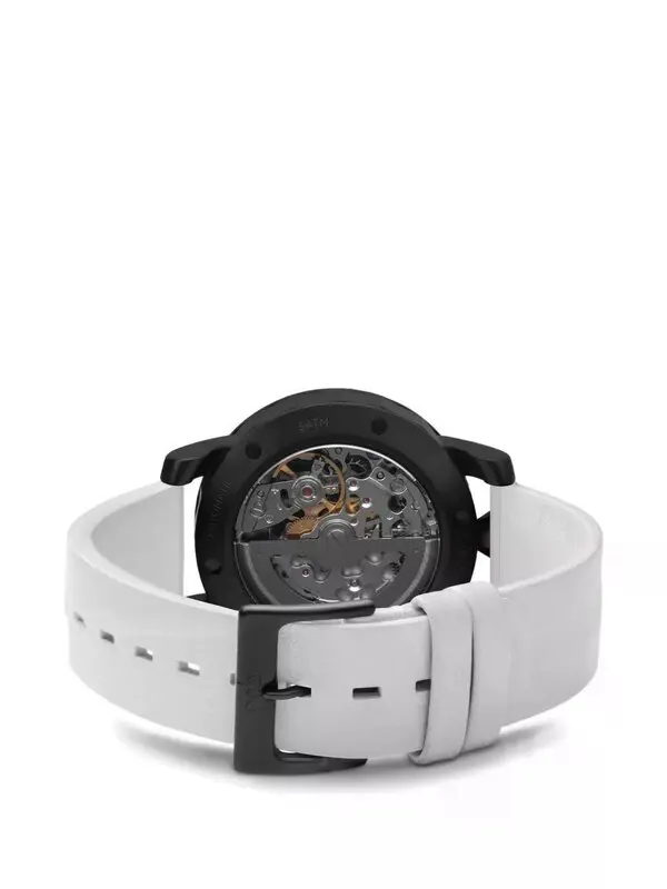 FOB PARIS R360 Concrete 36mm Automatic Watch - Silver
