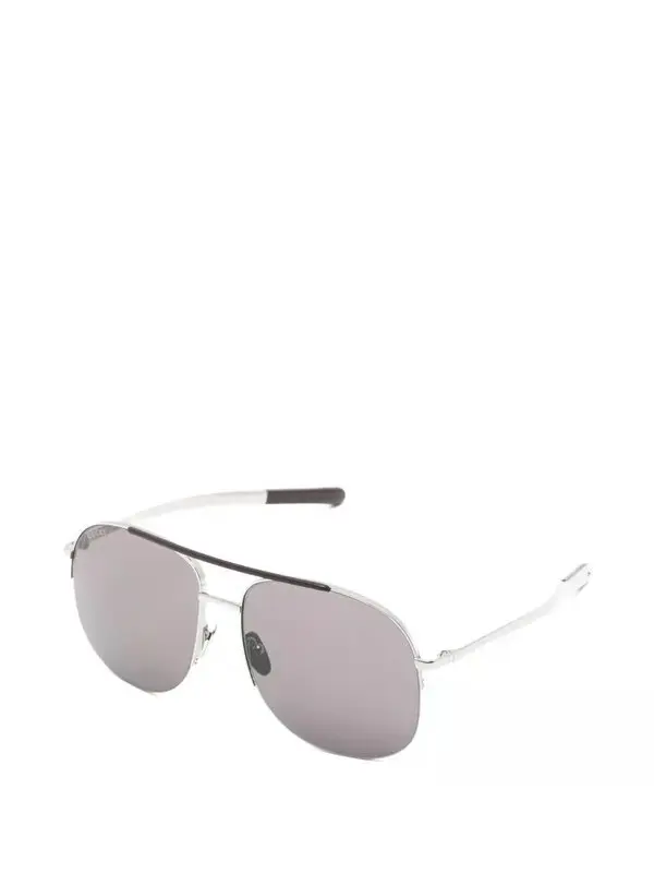 Gucci Aviator Sunglasses - Silver