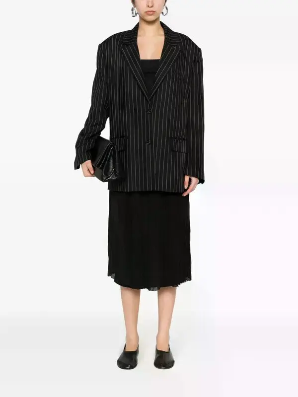 Fabiana Filippi Plissé Midi Skirt