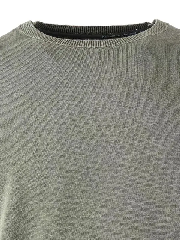 RRD Crew Neck Ribbed Sweater - Grey