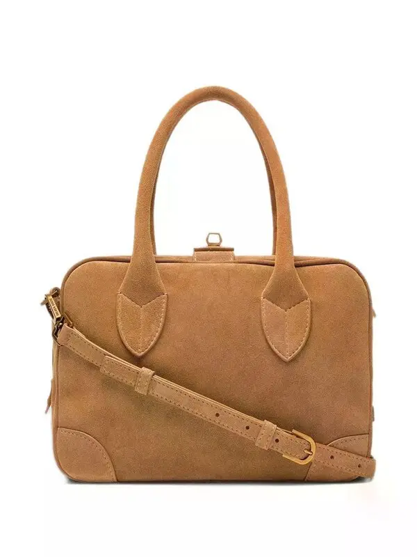 GOLDEN GOOSE Vita Suede Leather Tote Bag