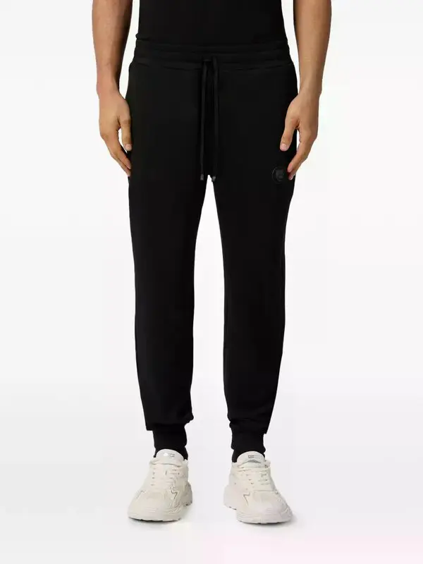 PLEIN SPORT Logo Patch Jogging Trousers - Black