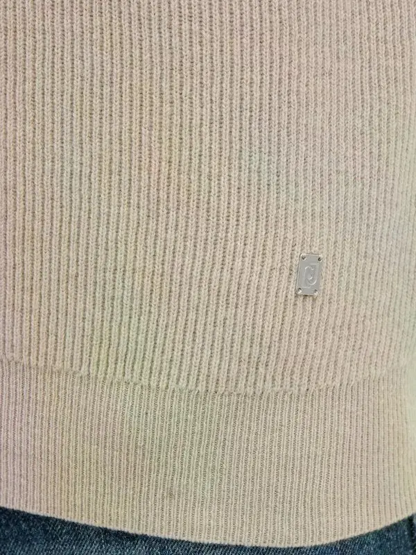 Liu Jo Ribbed Knit Sweater With Raglan Sleeves