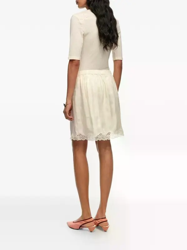 Bimba Y Lola Lace-hem Mini Skirt
