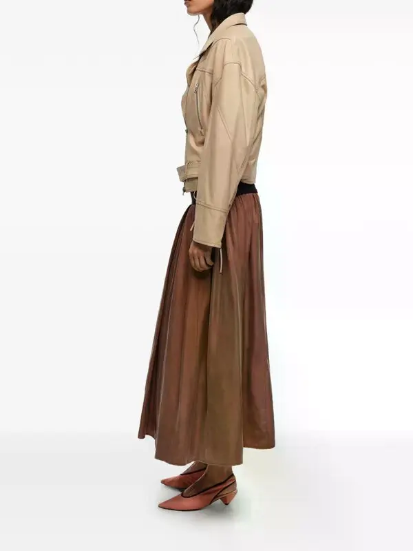 Bimba Y Lola Midi Skirt With Gathered Design