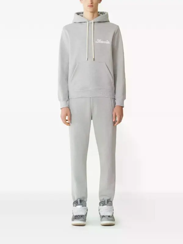 LANVIN Logo-print Cotton Hoodie