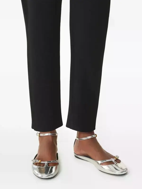 LANVIN Buckle Ankle-strap Ballet Flats