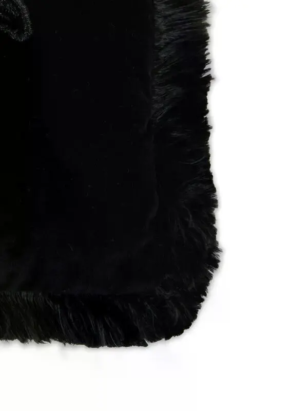 Philipp Plein Monogram Fringed Cushion