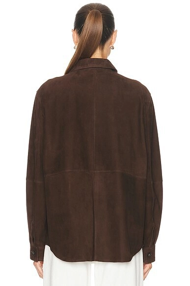TOTEME Soft Suede Shirt Jacket