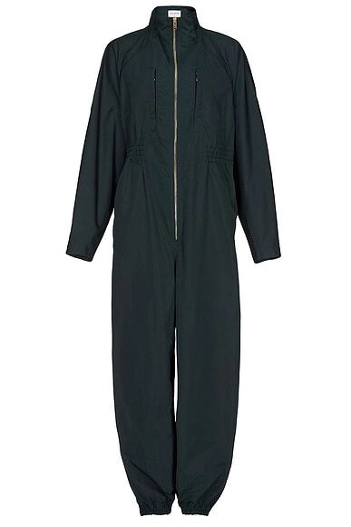 Alaïa Belted Jumpsuit - Vert Fonce
