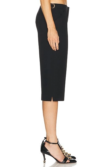 Chloé Virgin Wool Tailored Capri Trouser