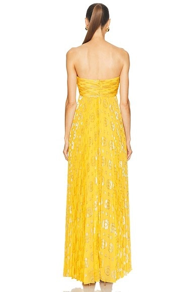 Alexis Soleil Strapless Gown - Marigold