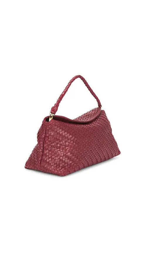 BEMBIEN Cheri Woven Leather Bag - Wine