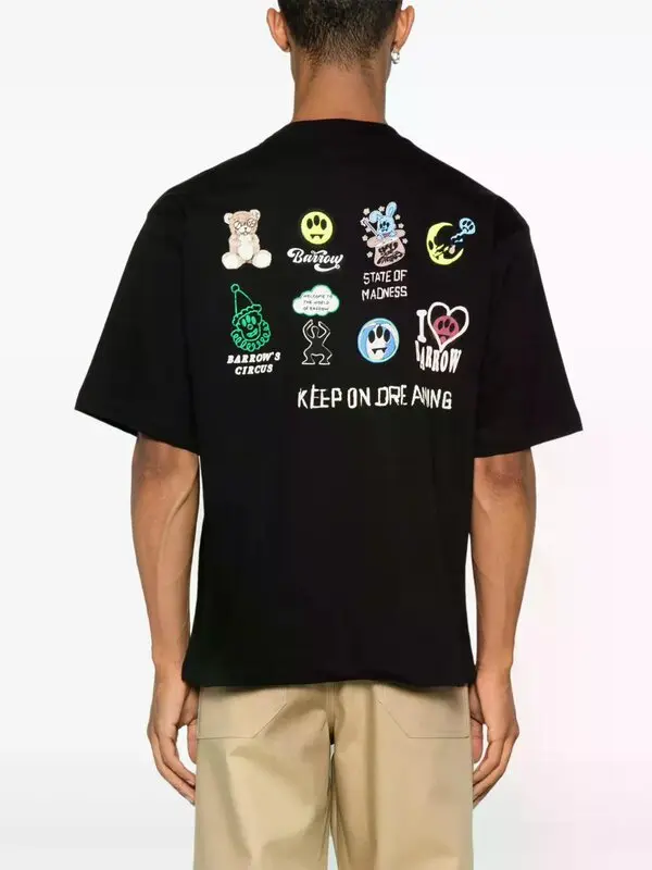 BARROW Graphic Print Cotton T-shirt