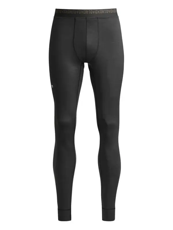 ORTOVOX 185 Rock'n'wool Base-layer Leggings - Black