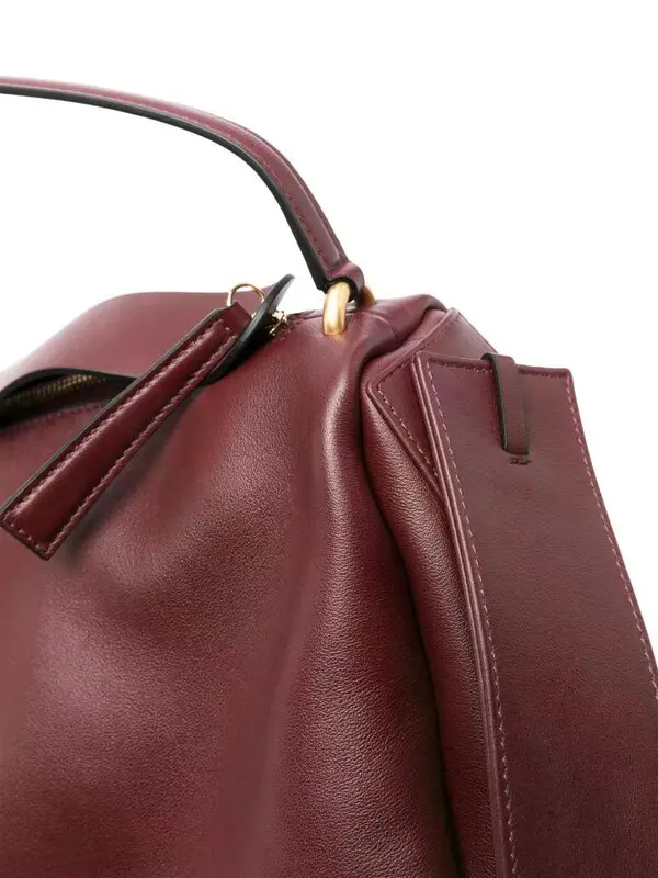 NEOUS Scorpius Leather Tote Bag - Red